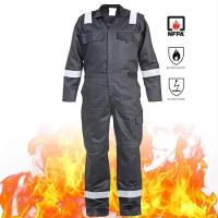 China 330gsm Flame Retardant Breathable Safety Coverall Suit for Industrial Workwear for sale