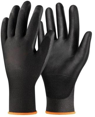 China Elastic Lightweight Safety Work Gloves with Polyurethane Coating for Enhanced Grip for sale
