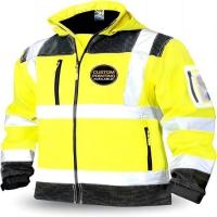 China Waterproof Thermal Safety Reflective Jacket with Detachable Hood for High Visibility Workwear for sale