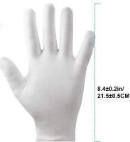 China Washable Stretchable Breathable Hand Cotton Gloves for Work Inspection and Safety for sale