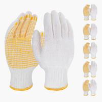 China L XL XXL Wear Resistant Non Slip Lightweight Safety Work Gloves Hand Cotton Gloves for sale