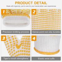 China L XL XXL Wear Resistant Non Slip Lightweight Safety Work Gloves Hand Cotton Gloves for sale
