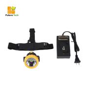 China IP68 Waterproof Rechargeable Battery Explosion Proof Miner Head Lamp for Hard Hat and Mining for sale
