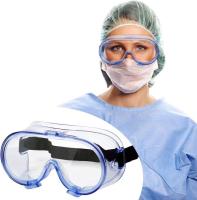 China High-Definition Wide Vision Safety Goggles with Anti-Fog Anti-Scratch Lens and Unisex Adjustable Strap for sale