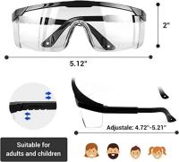 China Anti-Fog Scratch Resistant Safety Goggles with Adjustable Temple for Industrial and DIY Eye Protection for sale