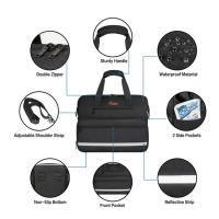 China Custom Water Resistant Nylon First Aid Bag with Large Capacity and Reflective Strip for Hospital Use for sale