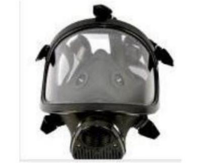 China Fire Resistant Full Face Respirator Mask with Anti-Fog and Reusable Silicone Protection for sale