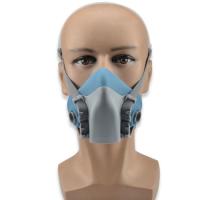 China Reusable Anti-Fog Half Mask Respirator with Dust Gas Defense for Industrial Safety for sale
