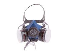 China Reusable Half Mask Respirator with Bayonet Connection and Anti-Fog for Chemical Safety for sale