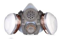 China Silicone Half Mask Respirator with Bayonet Connection for Anti Gas Spray and Chemical Handling for sale