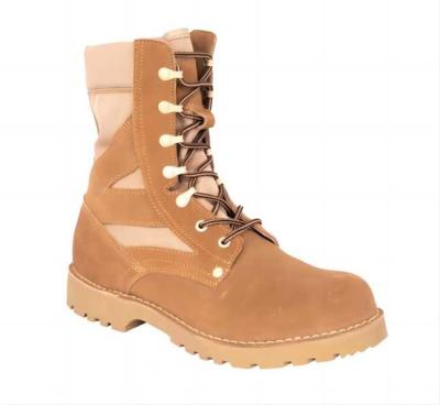 China Sweat Absorption Anti-Slip Lightweight Tactical Combat Boots for Desert and Field Use for sale