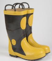 China Puncture Proof Heat-Resistant Anti-Slip Firefighter Work Boots Fireman Safety Boots EU35-EU48 for sale