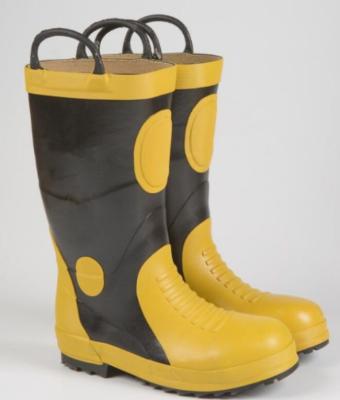 China Puncture Proof Heat-Resistant Anti-Slip Firefighter Work Boots Fireman Safety Boots EU35-EU48 for sale