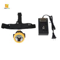 China 50000 Hours LED Lifetime 1.5W High Lumen IP68 Waterproof Underground Mining Headlamp Rechargeable Miner Headlamp for sale