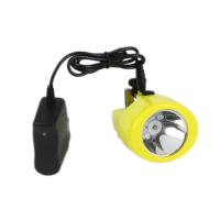 China Rechargeable LED Miner Headlamp with 9000 Lux Brightness 12 Hours Runtime and Waterproof 5 Meters for Mining for sale