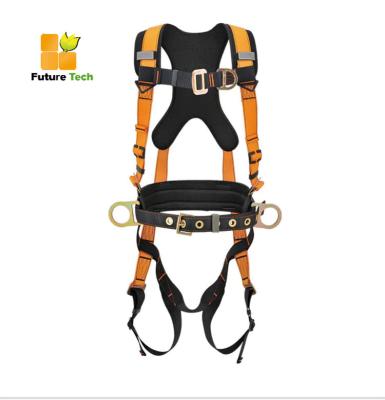 China ANSI Certified Full Body Harness with 6 Point Adjustment and 25000 Pounds Breaking Strength for sale