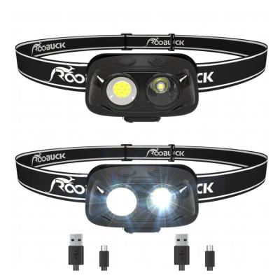 China Rechargeable IP65 Waterproof Headlamp with 500LM Brightness for Outdoor Work Light for sale