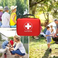 China Portable Waterproof First Aid Kit CE/ISO13485 Certified for Home Travel and Emergency Survival for sale