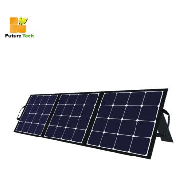 China 150W High Efficiency Mono Crystalline Foldable Solar Panel Waterproof for Outdoor RV Camper for sale