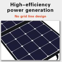 China 150W High Efficiency Mono Crystalline Foldable Solar Panel Waterproof for Outdoor RV Camper for sale