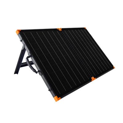 China Monocrystalline 200W Portable Solar Panel Kit with IP68 Waterproof Foldable Design and 2 USB Outputs for sale