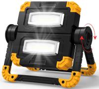China Rechargeable Portable LED Work Light with 2000 Lumens 360 Degree Rotation and 5000mAh Battery for sale