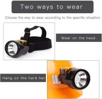 China Waterproof Explosion Proof Rechargeable Mining Light LED Headlamp for Hard Hat for sale
