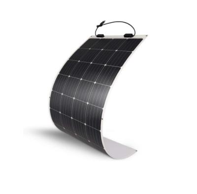 China 200W Monocrystalline Silicon Flexible Solar Panel Kit with IP65 Junction Box for Outdoor Use for sale