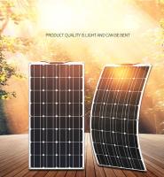 China 200W Monocrystalline Silicon Flexible Solar Panel Kit with IP65 Junction Box for Outdoor Use for sale