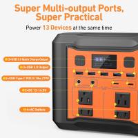 China 220V 300W Portable Power Station with 80000mAh Battery and 27W PD Type-C for Camping and Emergency for sale