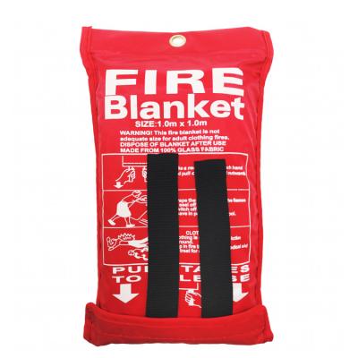 China Heat Resistant Emergency Fire Blanket Extinguishes Liquid and Grease Fires EN-1869:2019 Compliant for Home and School for sale