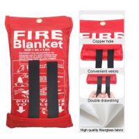 China Heat Resistant Emergency Fire Blanket Extinguishes Liquid and Grease Fires EN-1869:2019 Compliant for Home and School for sale