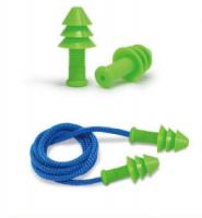 China Safety Silicone Reusable Ear Plugs with Slow Rebounded PU Foam for Noise Reduction and Customized Color for sale