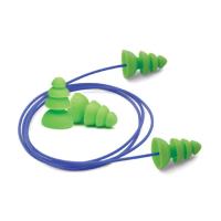 China Safety Silicone Reusable Ear Plugs with Slow Rebounded PU Foam for Noise Reduction and Customized Color for sale