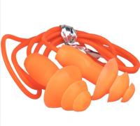 China Safety Silicone Reusable Ear Plugs with Slow Rebounded PU Foam for Noise Reduction and Customized Color for sale