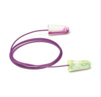China Slow Rebounded PU Foam Ear Plugs with 60 cm Cord for Hearing Protection and Noise Reduction - CE EN166 Certified for sale