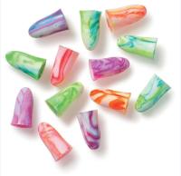 China Slow Rebounded PU Foam Ear Plugs with 60 cm Cord for Hearing Protection and Noise Reduction - CE EN166 Certified for sale