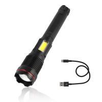 China 16000 Lumen Rechargeable Waterproof LED Flashlight for Camping Hiking and Outdoor Activities for sale