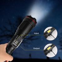 China 16000 Lumen Rechargeable Waterproof LED Flashlight for Camping Hiking and Outdoor Activities for sale