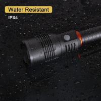 China 16000 Lumen Rechargeable Waterproof LED Flashlight for Camping Hiking and Outdoor Activities for sale