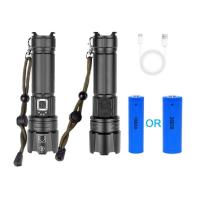 China 1500 Lumens LED Flashlight with Telescopic Zoom and 5 Modes for Outdoor Activities for sale