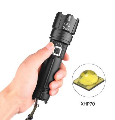 China 1500 Lumens LED Flashlight with Telescopic Zoom and 5 Modes for Outdoor Activities for sale