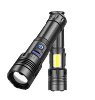 China 1500 Lumens LED Torch Flashlight with Adjustable Focus and IPX4 Waterproof for Camping and Emergency Use for sale