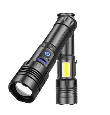 China 1500 Lumens LED Torch Flashlight with Adjustable Focus and IPX4 Waterproof for Camping and Emergency Use for sale