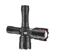 China Powerful 1500-1600 Lumens LED Torch Flashlight with Rechargeable Type-C USB and Telescopic Zoom for Camping Hiking Outdoor for sale