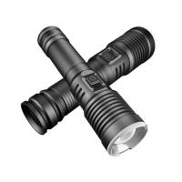 China High Lumens LED Flashlight Rechargeable with Zoomable Function for Camping and Outdoor Activities for sale