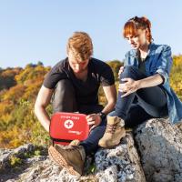 China Waterproof Portable Compact First Aid Kit for Travel Outdoor and Emergency Use for sale
