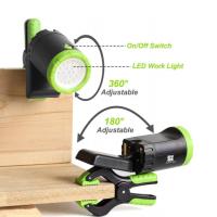 China 3-Pack 360° Rotatable LED Work Lights with 650 Lumens Brightness and USB Rechargeable Battery for Camping for sale