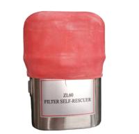 China Small Size ZL60 Self-Rescuer Respirator with 60min Protection Time and Internal Chemicals for Underground Mining for sale