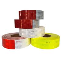 China High Visibility Waterproof Weather Resistant Reflective Warning Tape for Trucks and Trailers for sale